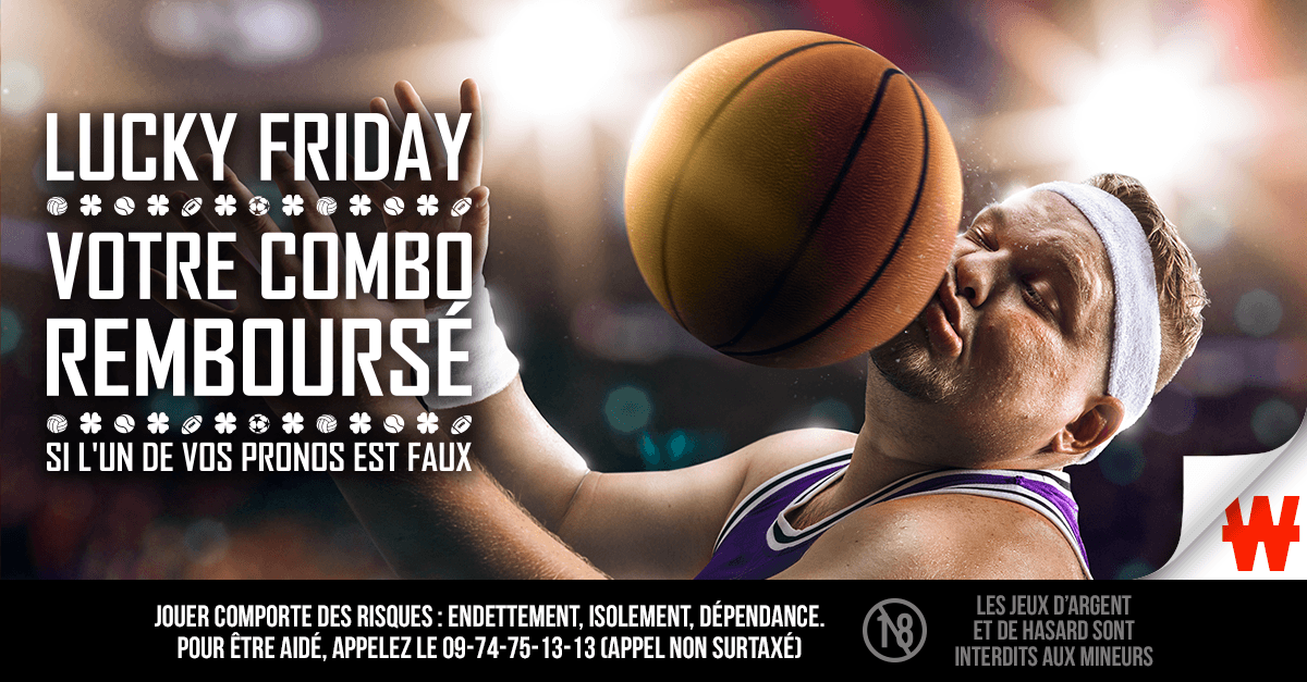 Lucky Friday - Combo raté ? Combo remboursé ! - Winamax