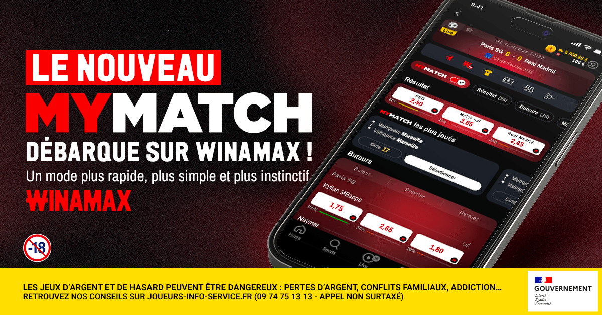 MyMatch - Donnez une cote à votre intuition - Winamax