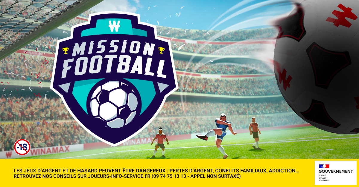 Mission Football : 20 € de Freebets offerts - Winamax