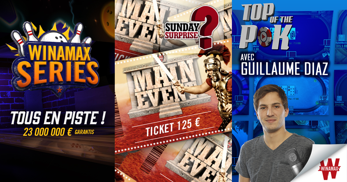 Votre week-end sur Winamax - Actualité - Winamax