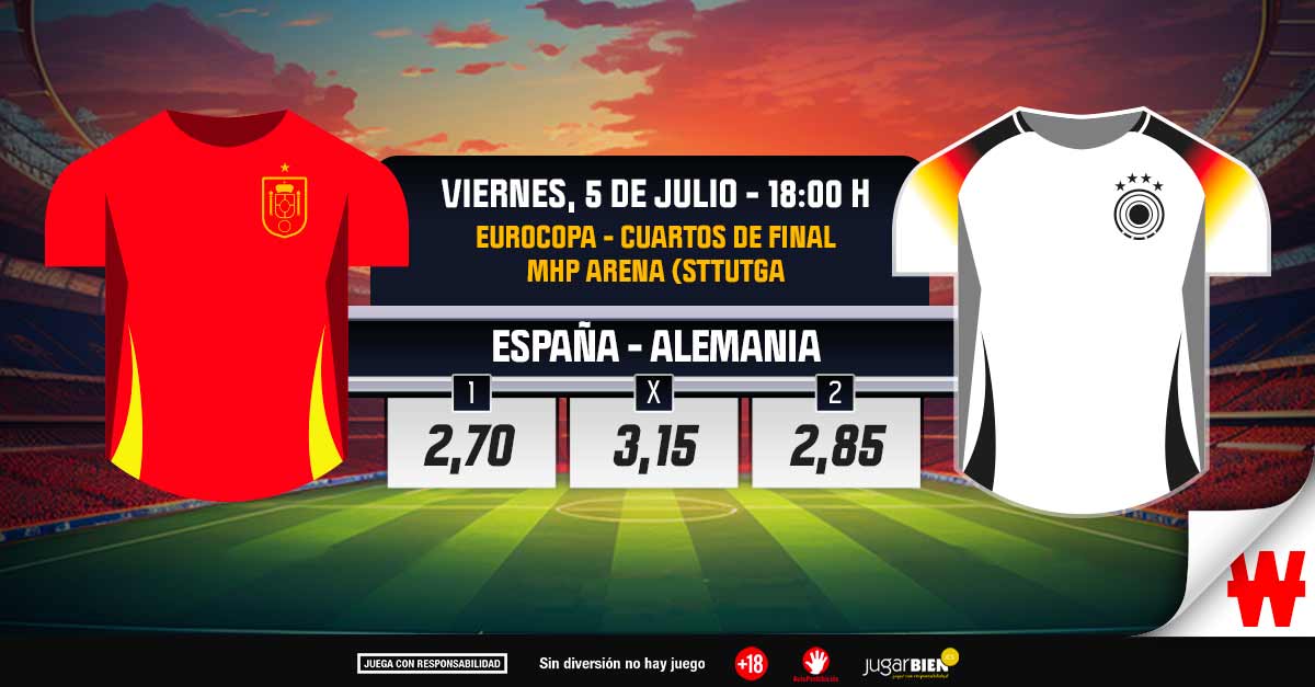 España vs. Alemania: previa del partido - Actualité - Winamax