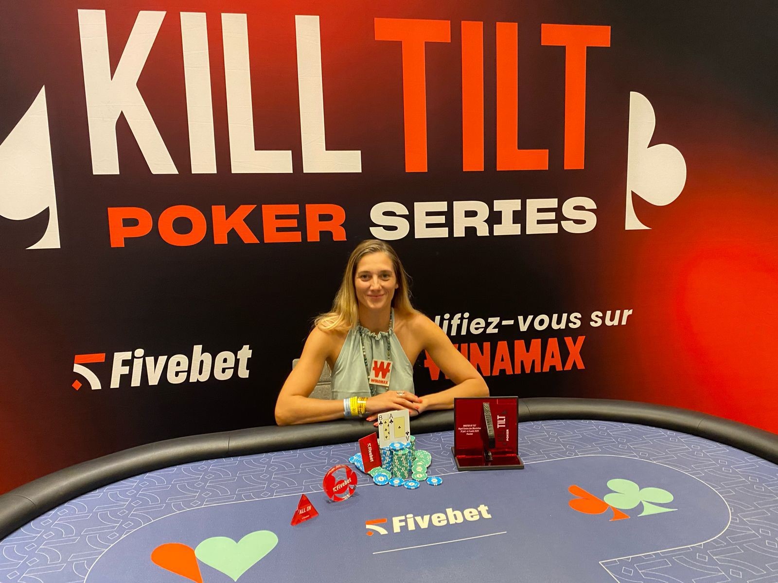 Gaëlle Baumann, la primera victoria en vivo - Actualité - Winamax