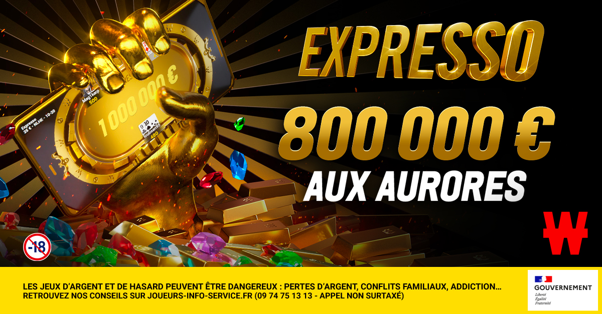 Expresso Million : 800 000 € aux aurores - Actualité - Winamax
