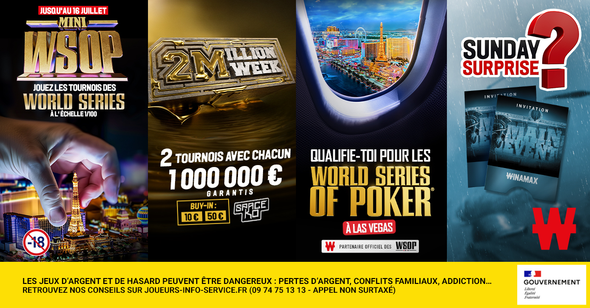 Votre week-end sur Winamax - Actualité - Winamax