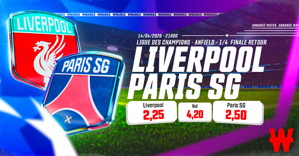 Liverpool - Paris SG : l'avant-match en chiffres - Actualité - Winamax
