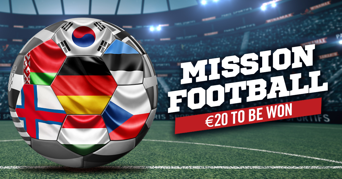 Mission: Football - €5 free per objective! - Winamax